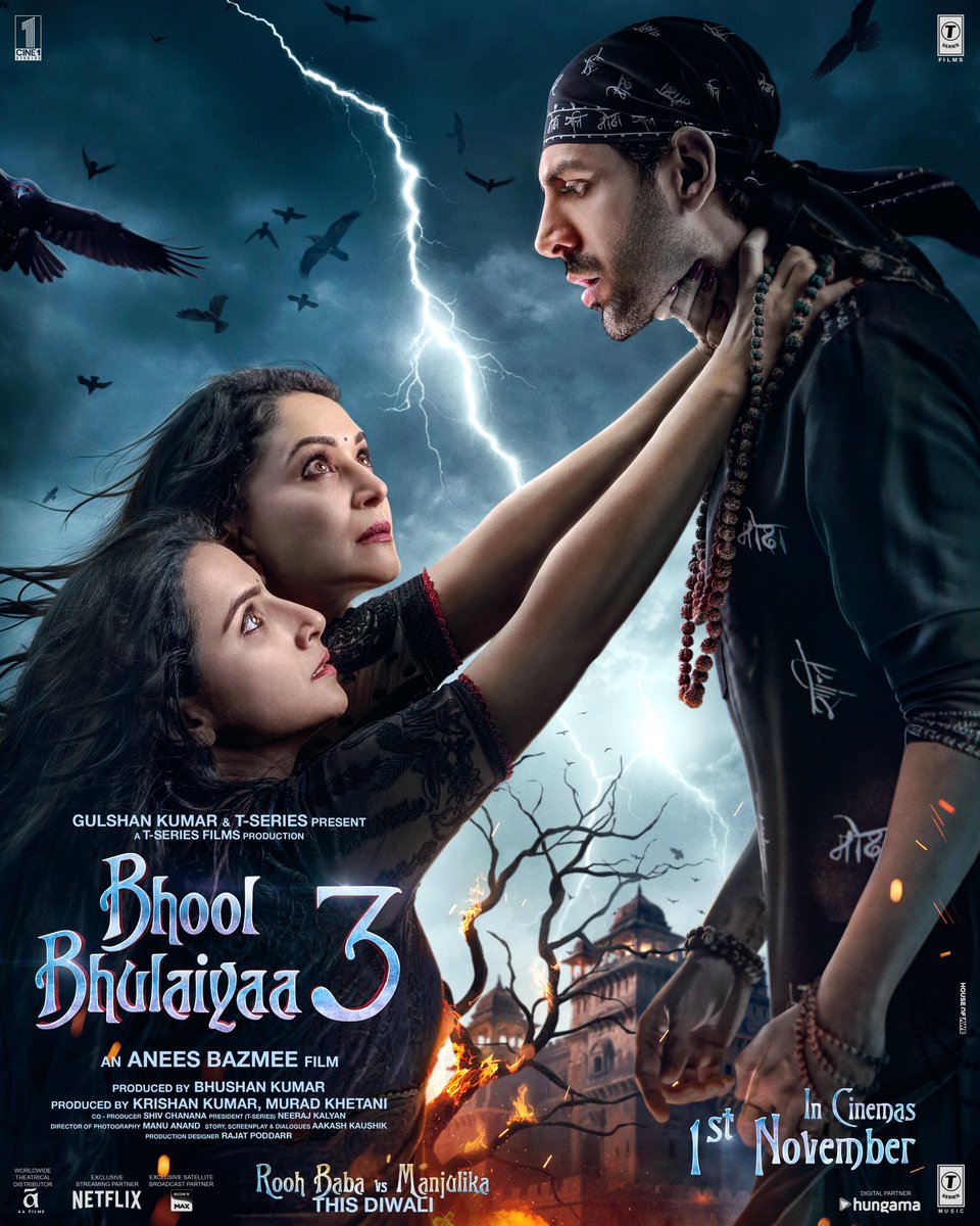 Bhool Bhulaiyaa 3 Worldwide Collection हे हरि राम वर्ल्डवाइड बन गया